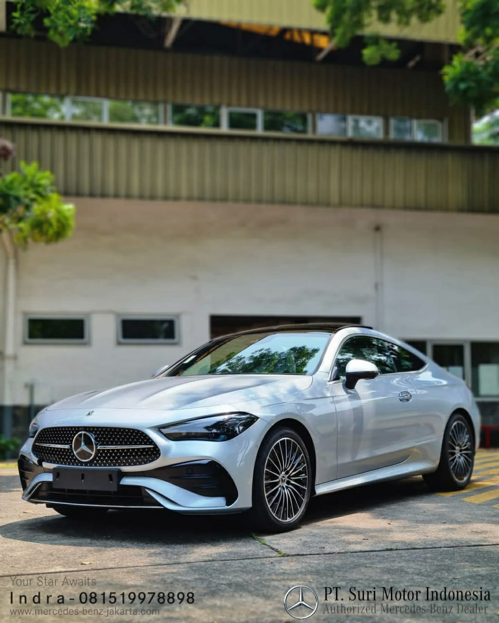The CLE 300 Coupe 4Matic AMG Line 2025 - Mercedes Benz Jakarta